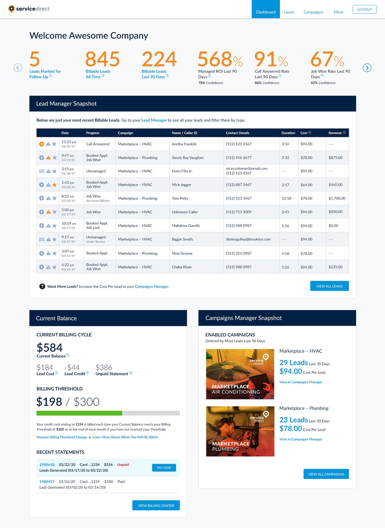 Using the mySD Dashboard
